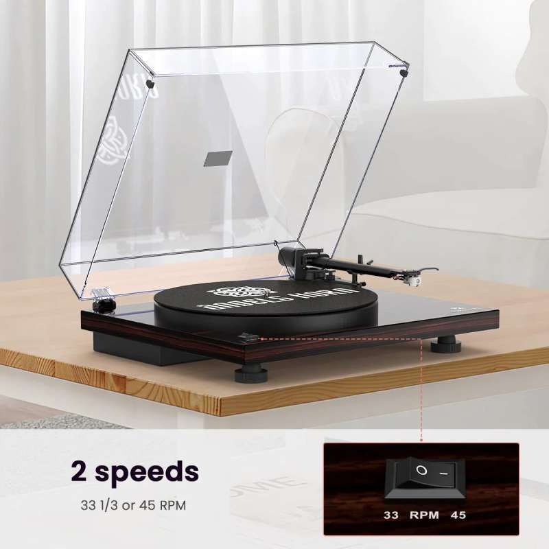 Jual Angels Horn H002bt / H002 Bt Bluetooth Turntable Vinyl Record ...