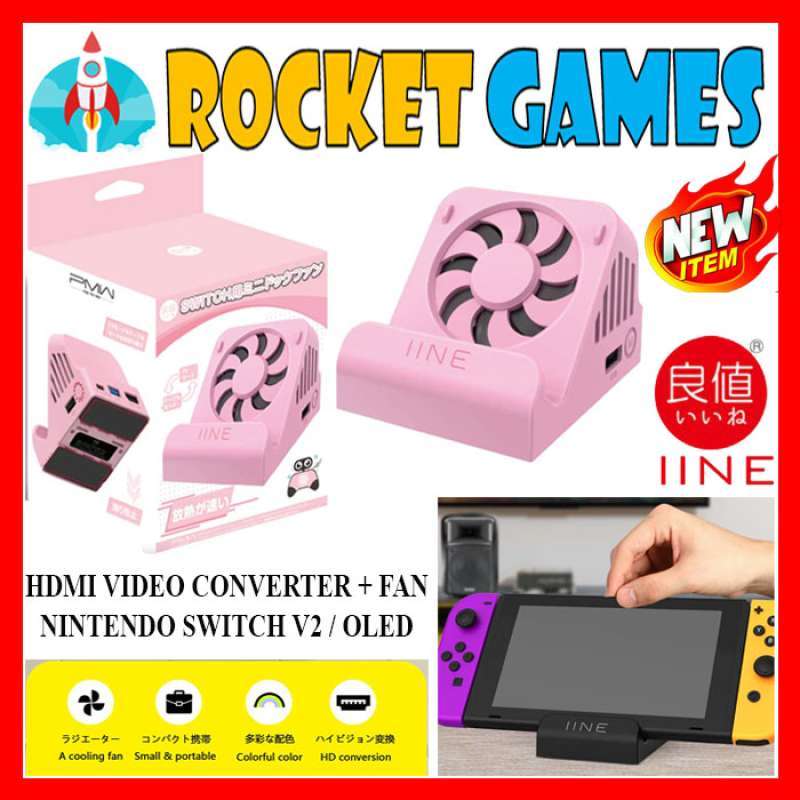 Promo Iine Hdmi Video Converter Dock + Fan Nintendo Switch V2 / Oled L389 Diskon 12% Di Seller ...