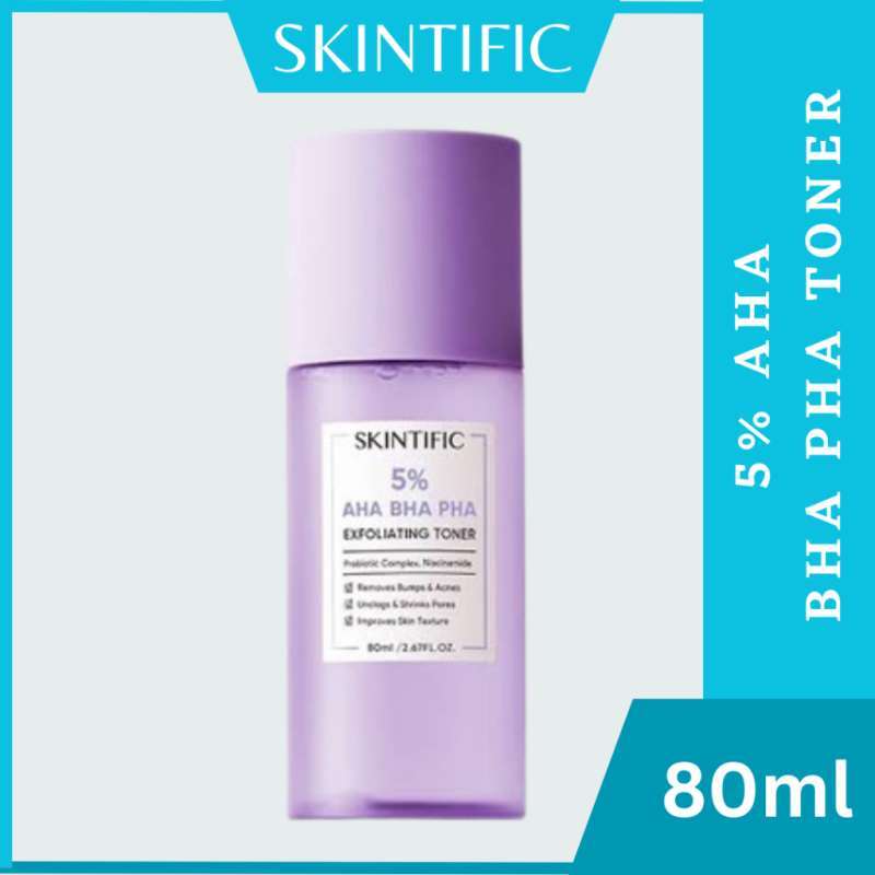 Promo Skintific - 5% Aha Bha Pha Exfoliating Toner - Eksfoliasi Wajah Glow And Smooth Skin With ...
