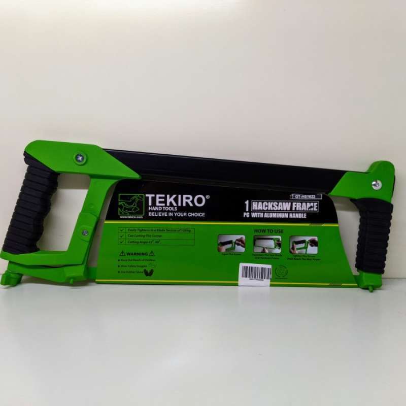 Promo Gagang gergaji besi hacksaw 12 TEKIRO GT-HS 1623 Diskon 33% di ...