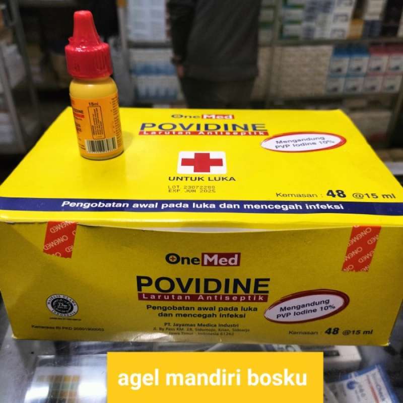Promo Povidone 15Ml One Med/Betadine/Obat Luka/Box Diskon 17% di Seller ...