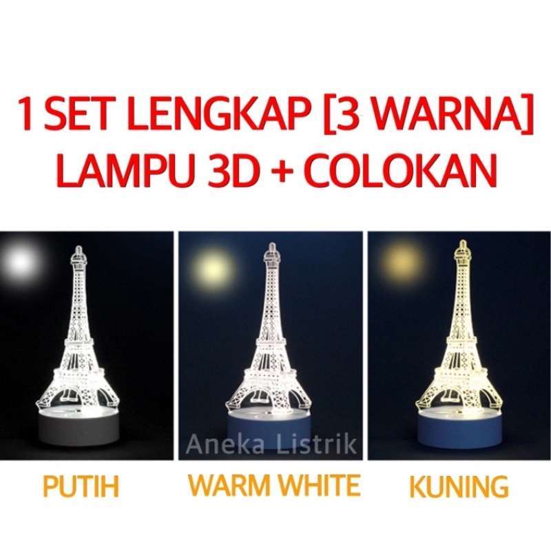 Jual Lampu Tidur Hias Led 3D Kaca Transparan Karakter Aesthetic Unik ...