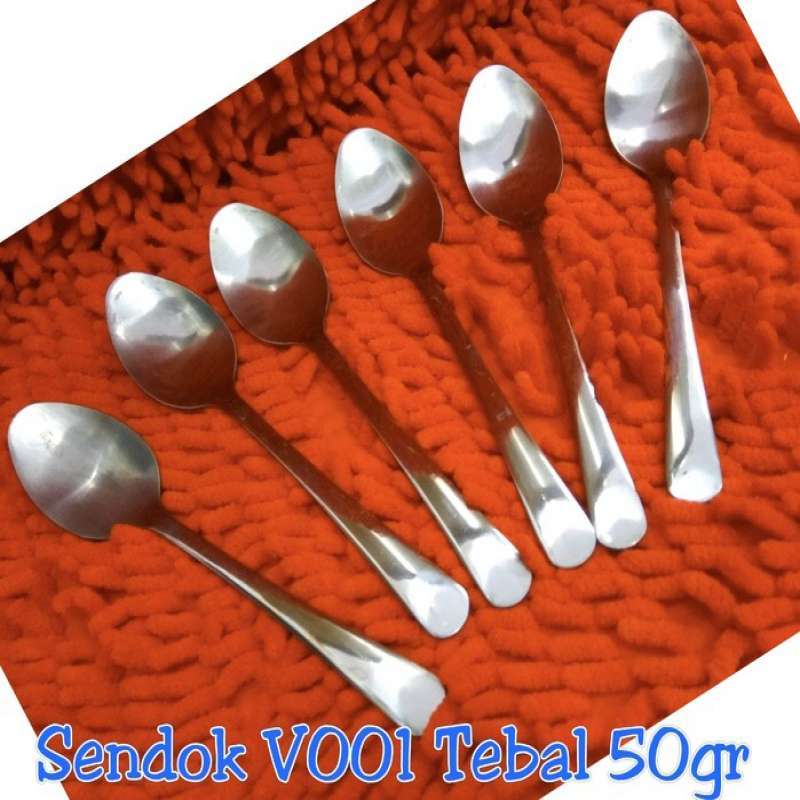Jual Sendok Makan Stainless Steel Tebal 40 Gram V001 Kode Br06 di ...