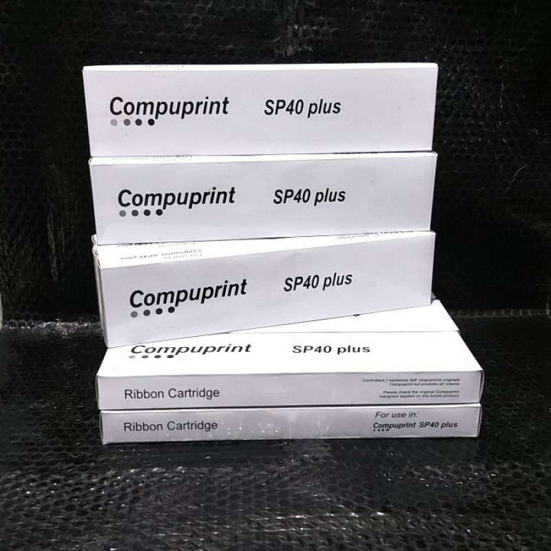 Promo Pita Ribbon Cartridge COMPUPRINT SP40 PLUS/SP40+ Original - Hitam Diskon 23% di Seller ...