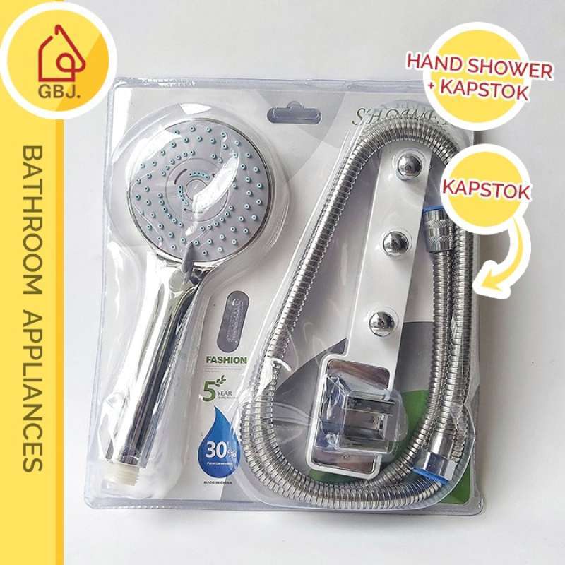 Promo Hand Shower Set + Kapstok / Hand Shower Dan Gantungan Baju Diskon 23% di Seller Besto ...