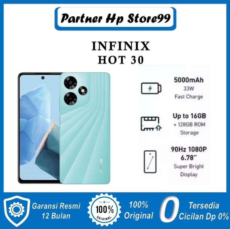 Promo INFINIX HOT 30 8GB/128GB Diskon 20% di Seller Partner_hp_Store99 ...