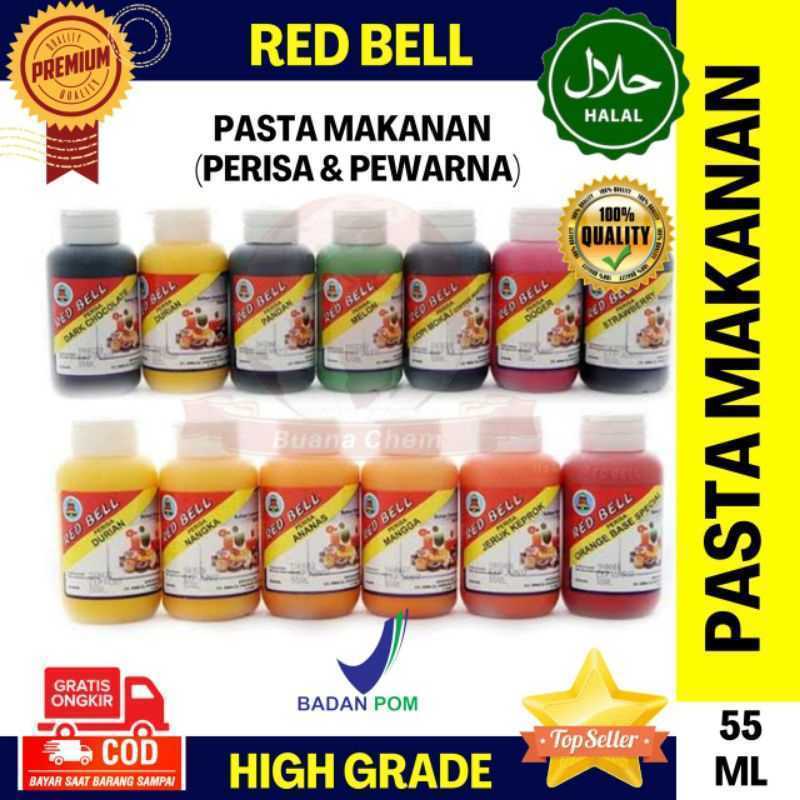 Jual Pasta Red Bell 55 Ml Halal / Perisa Red Bell / Red Bell Aroma ...
