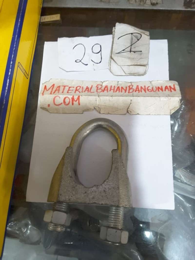 Promo klem seling M45 clamp selling kuku macan klem sling tali besi ...