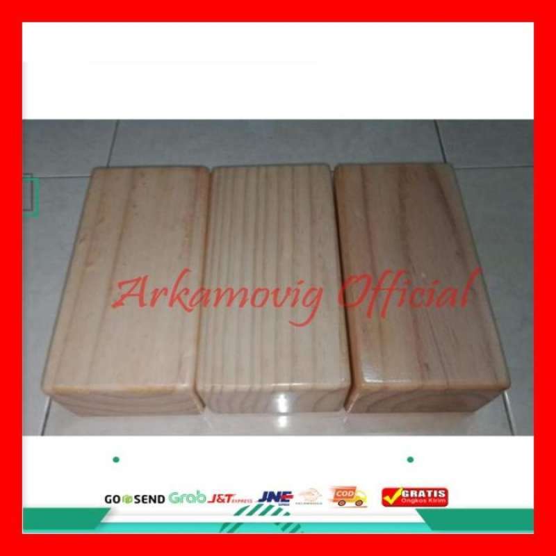 Promo BALOK YOGA/YOGA BLOCK/BALOK UTUH TANPA SAMBUNGAN/BALOK KAYU ...