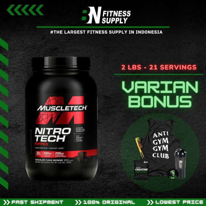 Promo MuscleTech NitroTech Ripped Protein Diskon 33% di Seller Medika Lestari - Tugu Selatan ...