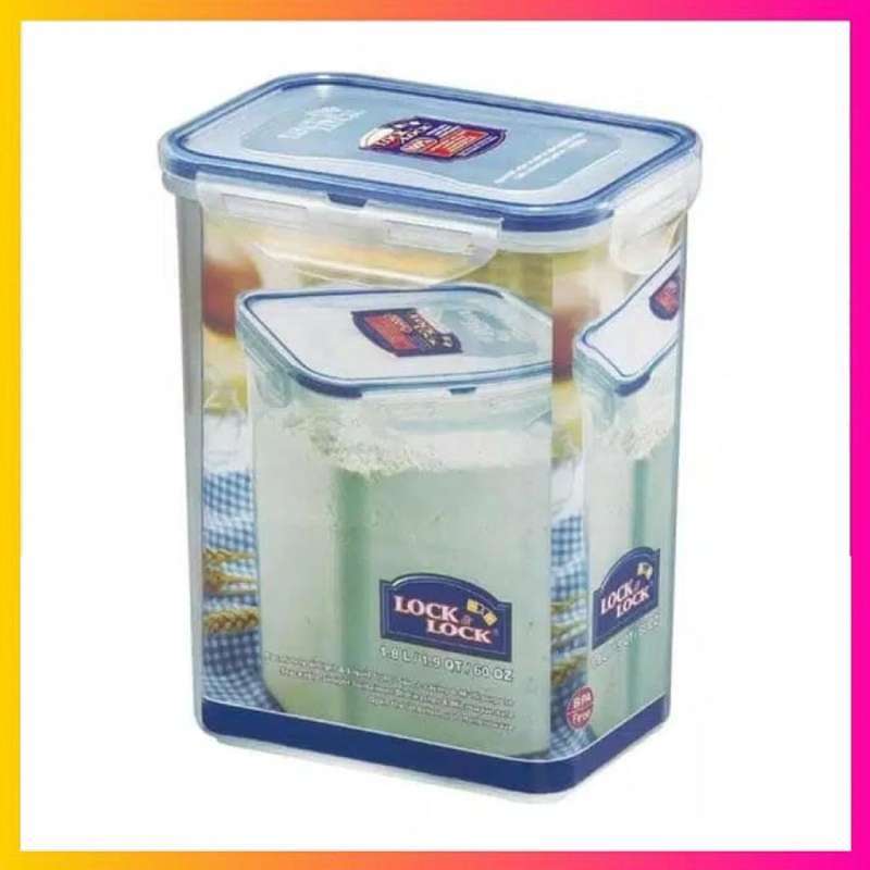 Jual Lock N Lock & Lock Hpl813 Rectangular Tall Container 1.8L Lock ...