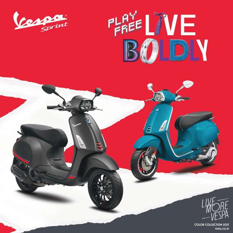 Jual Vespa Sprint 150 I-get Abs [off The Road] Sepeda Motor - Blue ...