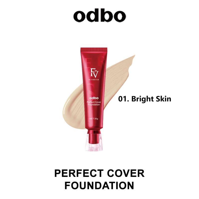 Jual ODBO FV PERFECT COVER FOUNDATION FULL COVERAGE 01 - MENUTUP BEKAS JERAWAT | WATERPROOF di ...