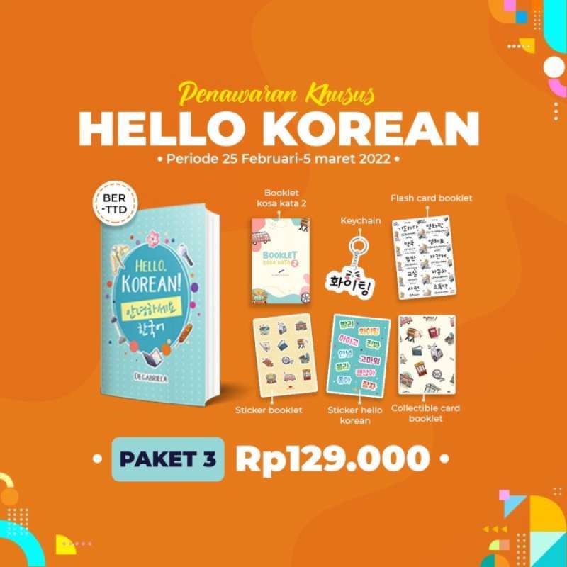 Promo Buku Hello Korean + Ttd - Borassaem Diskon 23% Di Seller Hizma Store - Cipinang, Kota ...