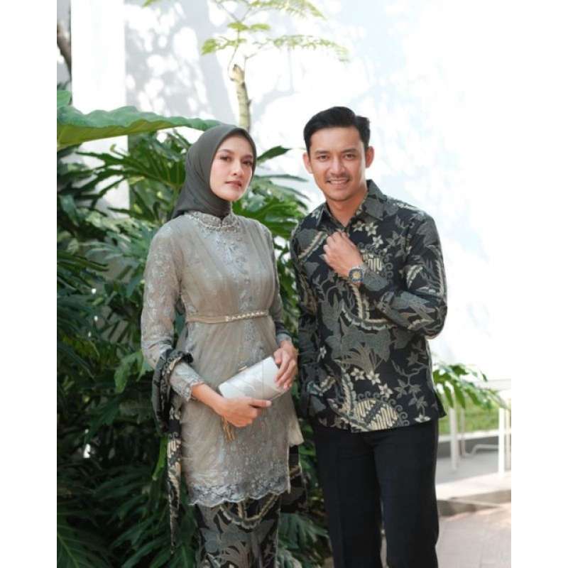 Promo Batik Couple Kebaya Modern Kebaya Tunangan Lamaran Baju Wisuda ...