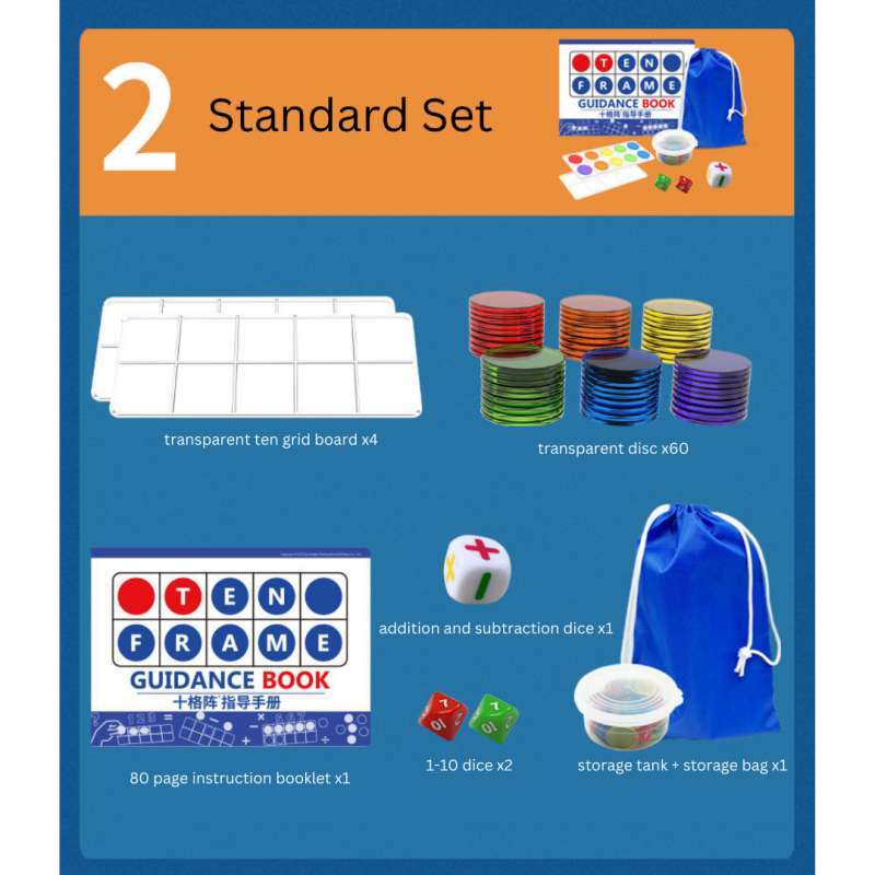 Jual MALOTOYS - Paico Ten Panel Learning Kit Math Addition Subtraction ...