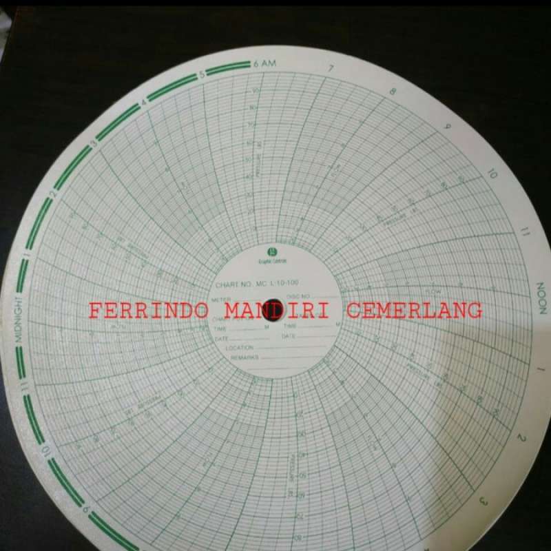 Promo Paper Charts / Recording Charts Barton Graphic Controls MC L-10 ...
