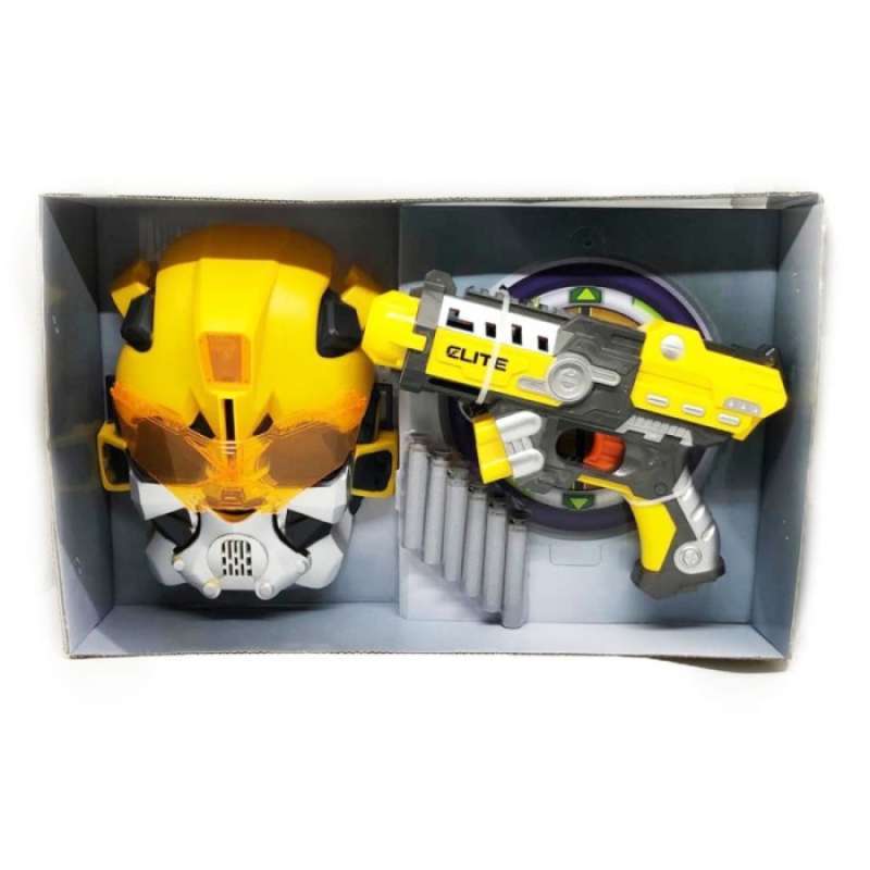 Promo Mainan Pistol Peluru Busa Transformer Bumblebee + Topeng Diskon ...