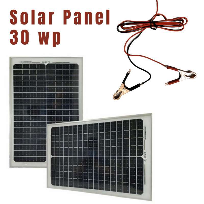 Promo Solar Panel 30wp Poly Crystalline Solar Cell Panel Surya 30 Watt ...