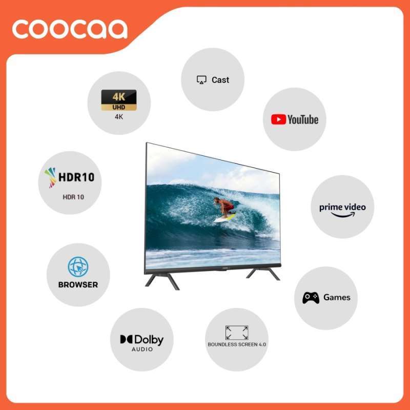 Promo Led Tv Coocaa 50s3u , Smart Tv 50 Inch 4k Uhd Dolby Audio Diskon ...