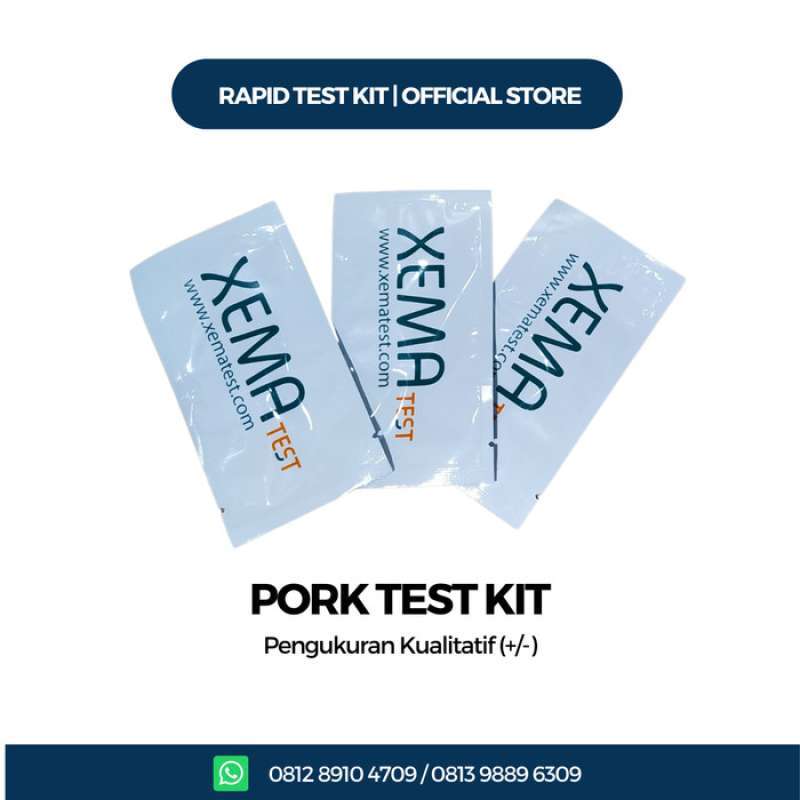 Promo Xema Pork Test Kit - Uji Daging Babi - Uji Kehalalan 20 Test ...