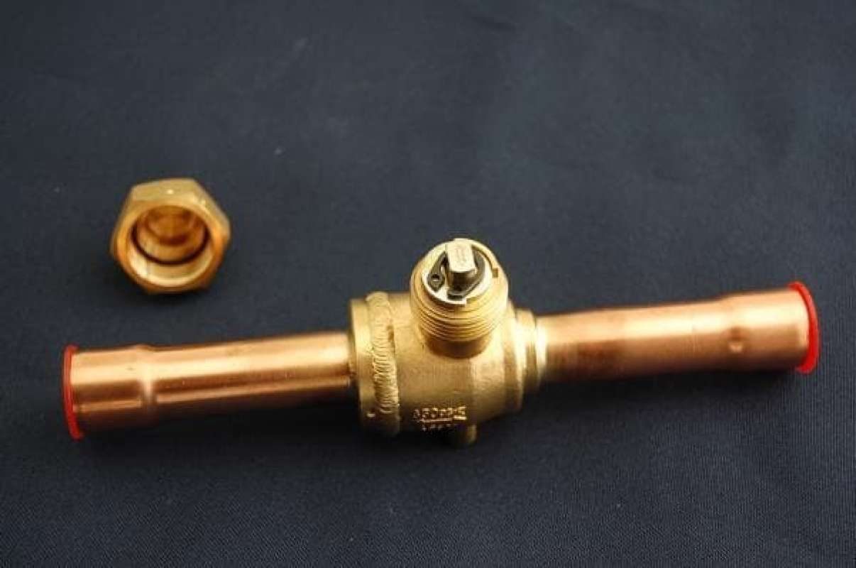Promo Ball Valve Refrigerant 5/8 Merk Hs | Ball Valve Freon Ukuran 5/8 ...