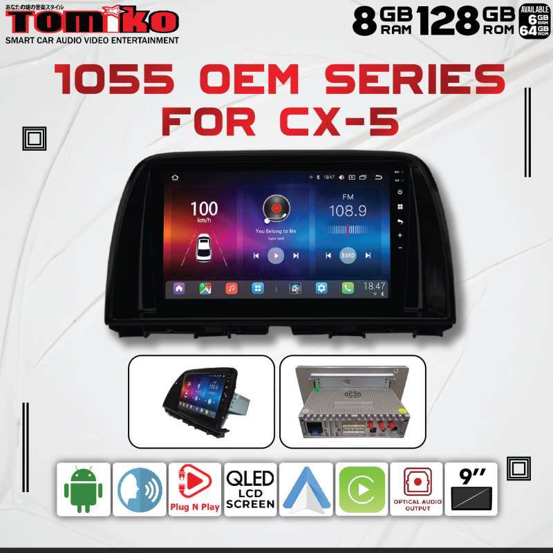 Jual Head Unit Android Tomiko Tmk 1055 Oem Series For Cx5 Di Seller ...