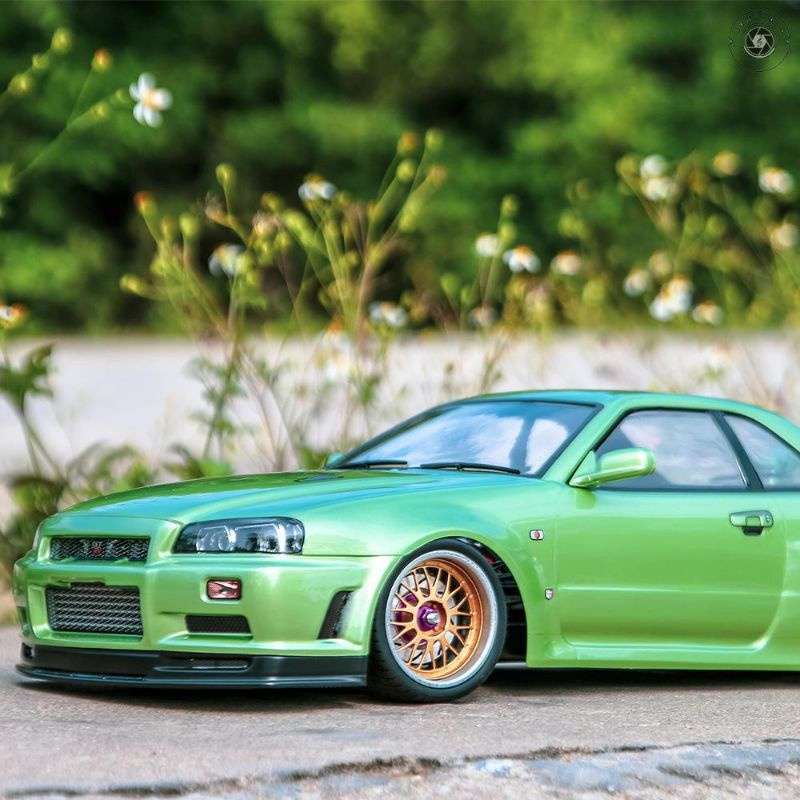 Jual G&m Killerbody 1/10 Nissan Skyline Gtr R34 Finished Shell Body ...