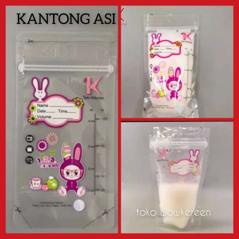 Promo kantong asi 120 ml tempat penyimpanan asi breast milk plastik asi ...