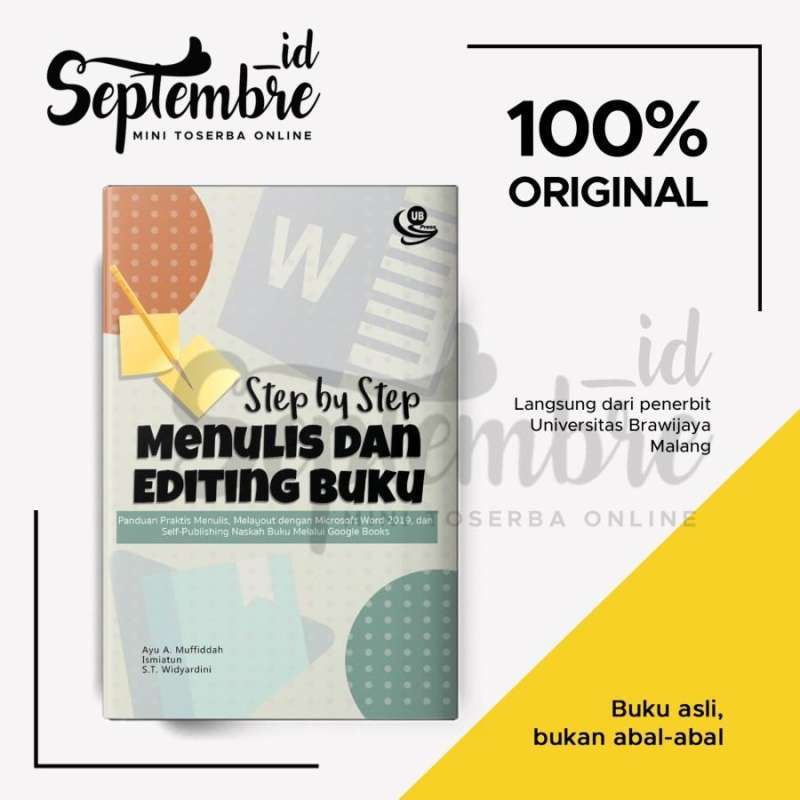 Jual Buku Original Step By Step Menulis Dan Editing Buku - Panduan ...