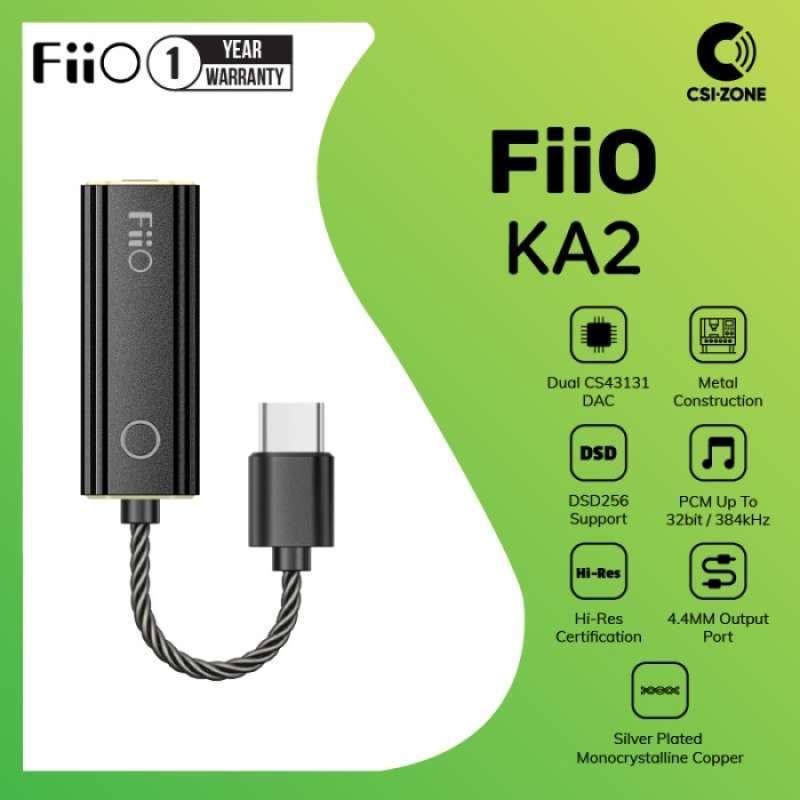 Jual FiiO KA2 Portable Hi-Res USB DAC and Amplifier di Seller Rosya ...