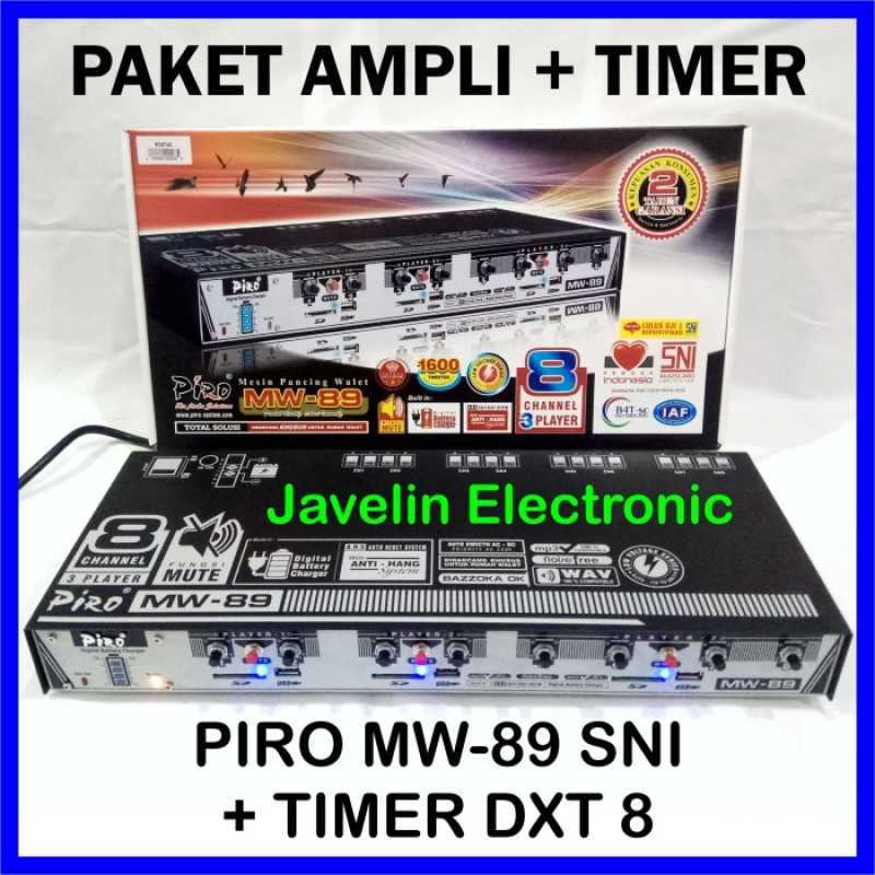 Promo Paket Ampli Piro MW 89 dan Timer Piro DXT 8 Diskon 23% di Seller Rosya - Gandaria Selatan ...