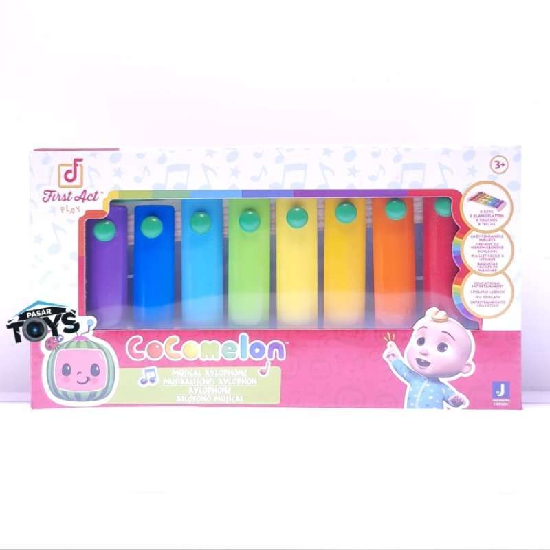 Promo Cocomelon First Act Musical Xylophone With 2 Mallets Diskon 23% ...