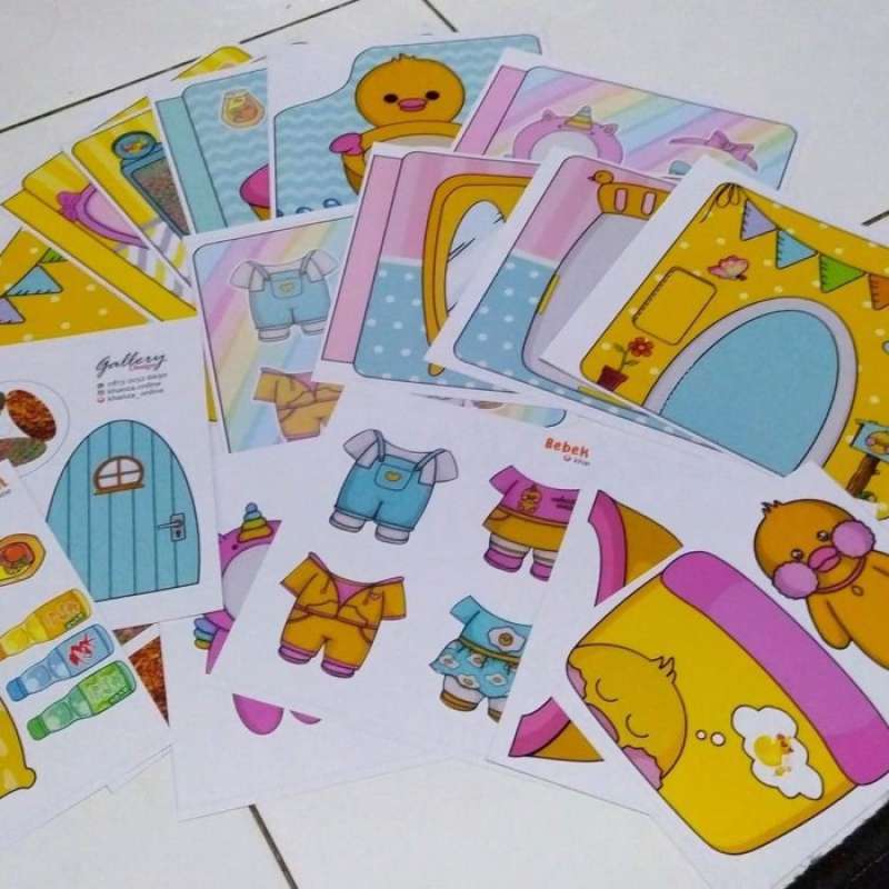 Promo Rumah Bebek Viral Quite Book Paper Doll 15 X 15 Cm Diskon 23% di ...