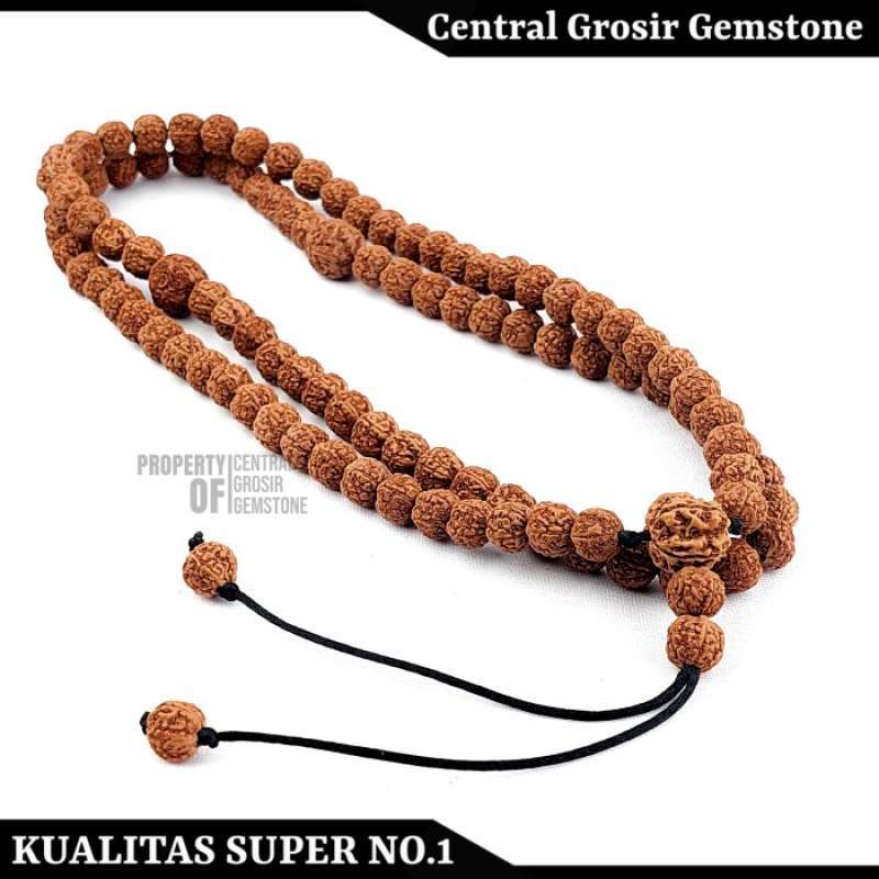 Promo Tasbih Biji Buah Genitri Jenitri Rudraksha Original Diskon 23% di ...
