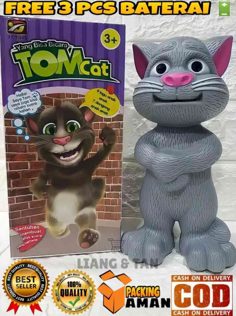 Promo Mainan Edukasi Anak Magical Tomcat Tom Cat Talking Tom Nyanyi Kucing Diskon 23% di Seller ...