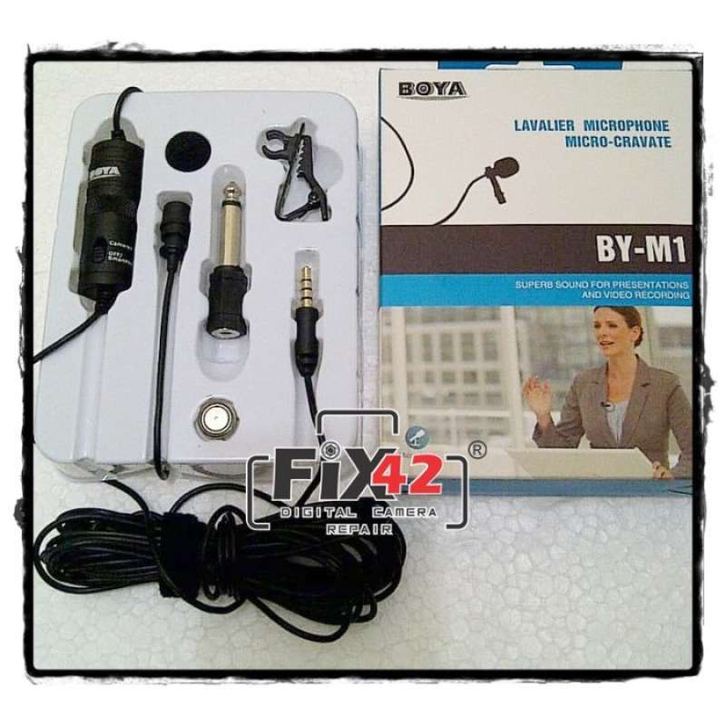 Promo NEW Boya BY-M1 Clip-On Microphone Original Bergaransi. Diskon 23% di Seller BerkahCell78 ...