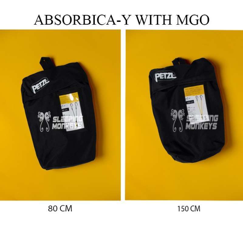 Promo Petzl Absorbica - Y Mgo (Double Lanyard With Mgo Connectors ...