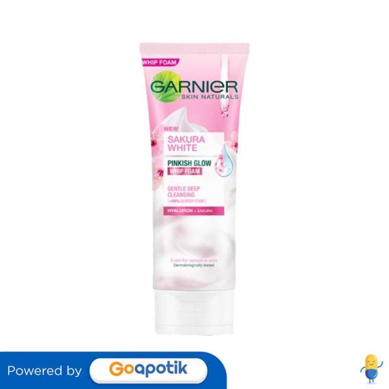 Jual Garnier Sakura White Pinkish Glow Whip Foam 100 Gram Tube Di ...