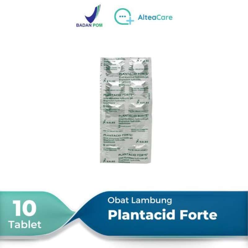 Jual Plantacid Forte 10 Tablet (Saluran Pencernaan, Tukak Lambun, Maag ...