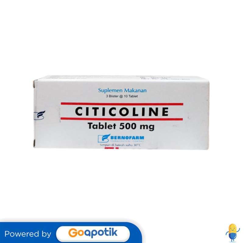 Jual Citicoline Bernofarm 1000 Mg Box 30 Kaplet Di Seller Apotek ...
