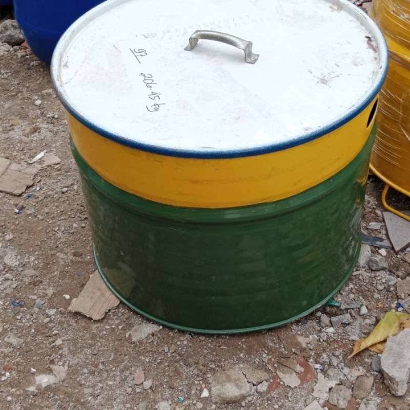 Promo Tong Sampah Ijo Kuning Kondisi Baru Tinggi 43 Cm Diameter 59 Cm ...