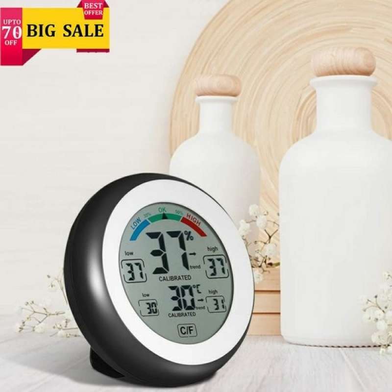 Promo Alat Ukur Suhu Dan Kelembaban Ruangan Thermometer Hygrometer Digital Multicolor Diskon 