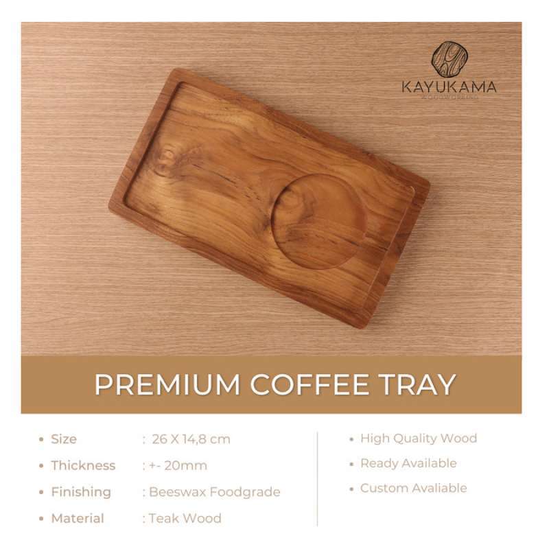 Jual Premium Coffee Tray - Kayu Jati - Ready Stock Di Seller Anabel ...