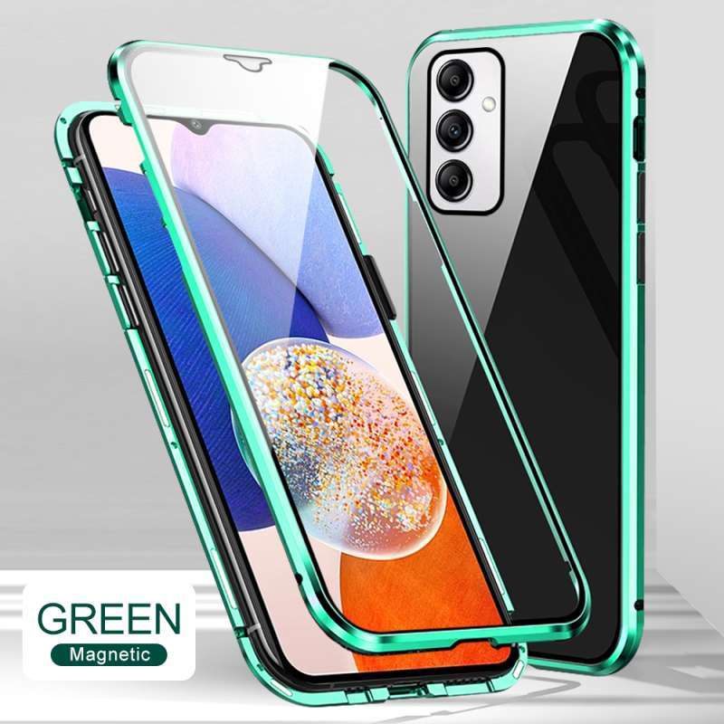 Jual Samsung Galaxy A24 4g Double Glass Magnetic Hard Case Cover Casing ...