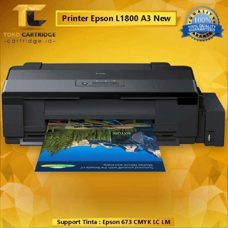 Promo Printer Epson L1800 A3 Photo Ink Tank Borderless A3+ (6 Color ...