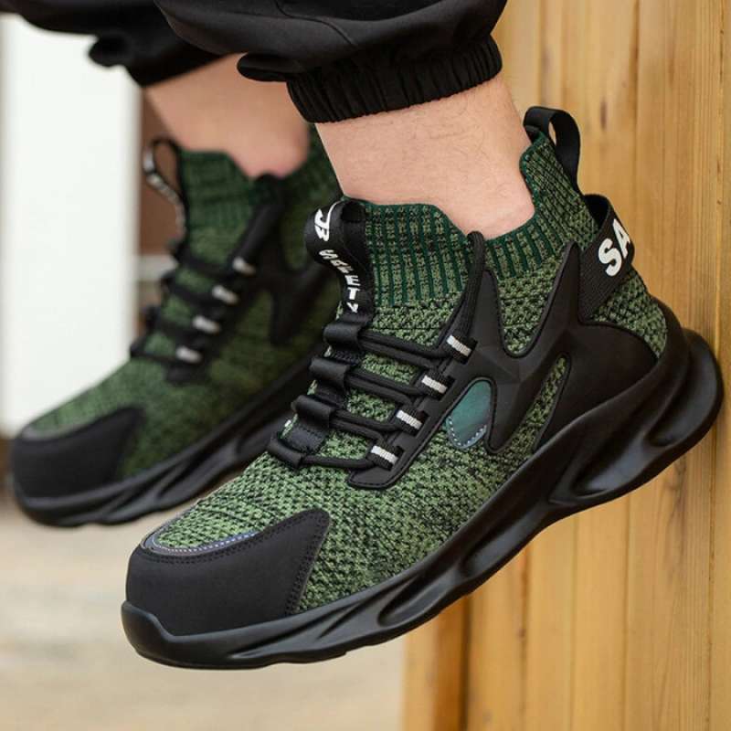 Jual Sepatu Safety Jbs 712 Original Ringan Ujung Besi Anti Tusukan Paku ...