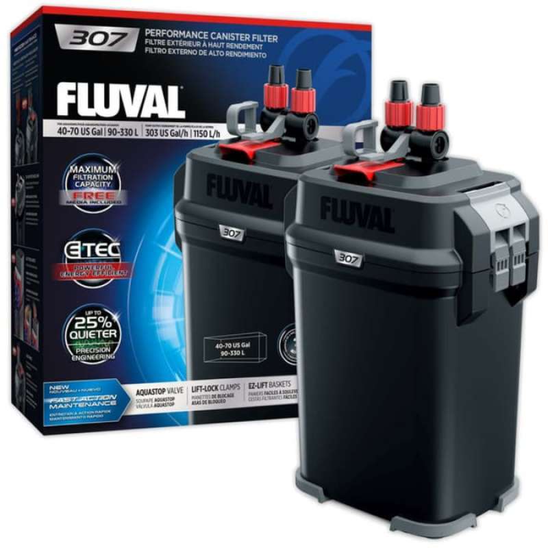 Promo Filter Canister Fluval 307 External Power Filter Aquarium Diskon ...