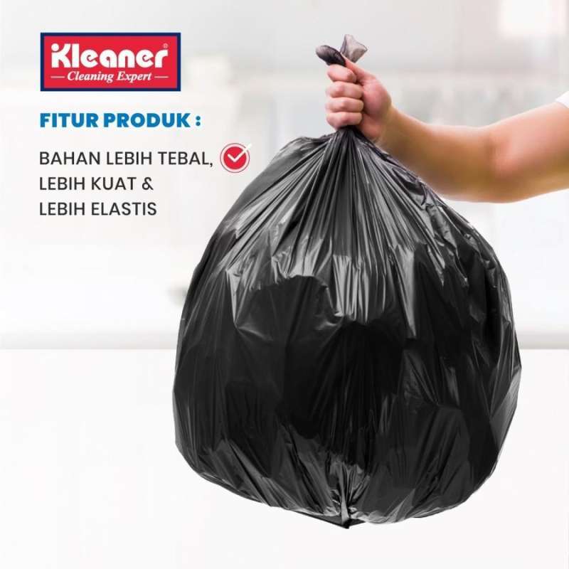 Jual Kleaner - Kantong Sampah Besar Heavy Duty 80l Trash Bag Kresek ...