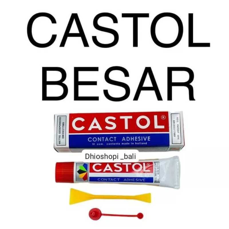 Jual Lem Castol Besar 51 Cc / Ccm/lem Castol Mini 14 Cc / Ccm Di Seller ...